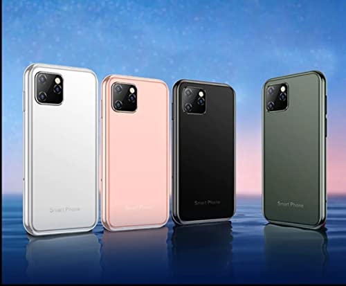 SOYES XS11 3G Mini Smartphone 2.5Inch WiFi GPS China Mobile 1GB RAM 8GB ROM Quad Core Android Cell Phones 3D Glass Slim Body HD Camera Dual Sim Google Play Cute Smartphone (White)