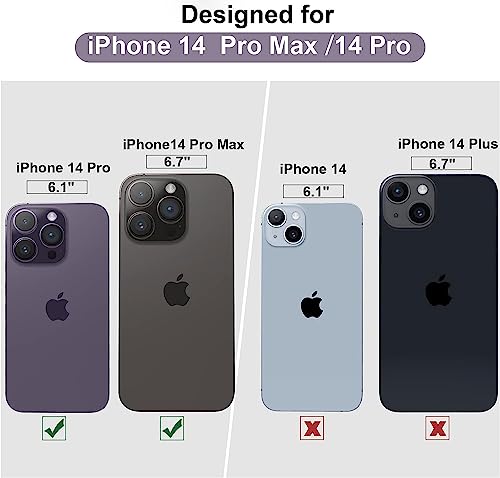 QsmQam [3x2 Pack] Camera Lens Protector for iPhone 14 Pro 6.1" & iPhone 14 Pro Max 6.7", Individual Metal Ring Tempered Glass Camera Cover, Ultra-High Definition,Anti-Scratch, with Installation and Removal Aids(Gold)