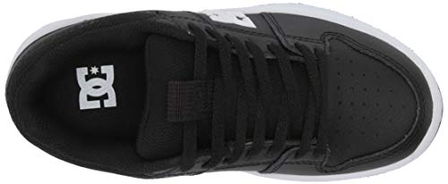 DC Boys' Lynx Zero Skate Shoe, Black/White, 6 M US