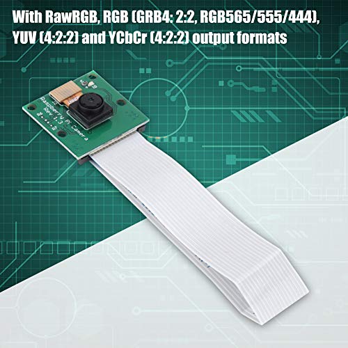 Jeanoko Camera Module for RPi, SCCB Interface CSI Camera for RPi Various Output Formats for RPi 3 2b