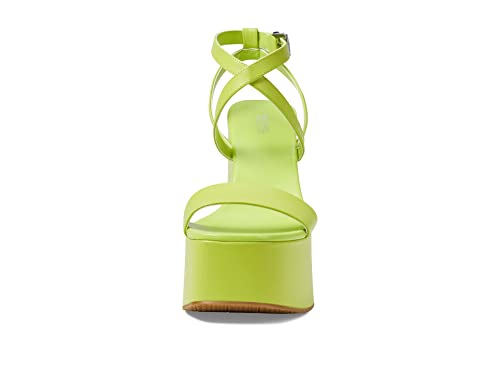 Michael Kors Paola Wedge Bright Limeade 8.5 M