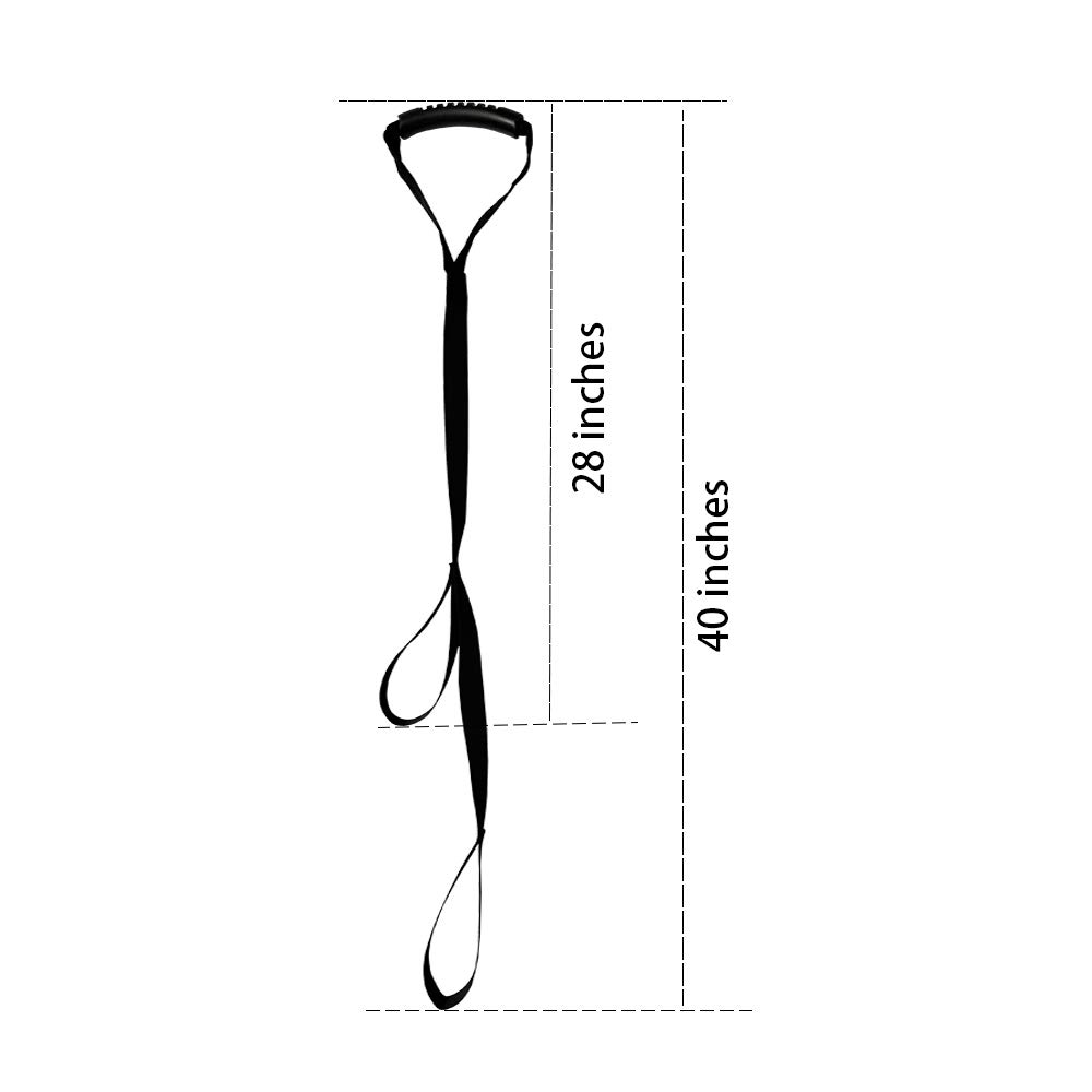 Dokoshia Kayak Stand Up Assist Strap Canoe Drag Handles Adjustable Boat Waterski Ropes SUP Pulling Cord Kayak Standing Aid Dragging Accessories for Kayaker 2 Pieces
