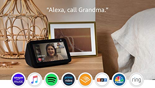 Echo Show 5 | Sandstone with Sengled Bluetooth Smart Color Bulb | Alexa Smart Home Starter Kit