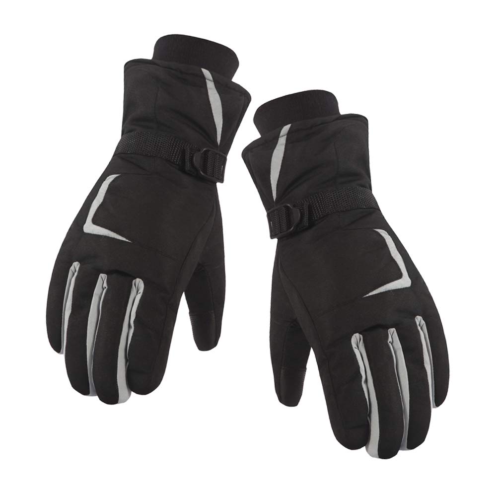 DDBO Ski Gloves Men and Women Winter Touch Screen Gloves Windproof Waterproof Outdoor Snow Warm Gloves