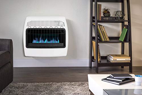 Dyna-Glo 30,000 BTU Natural Gas Blue Flame Vent Free Wall Heater, White