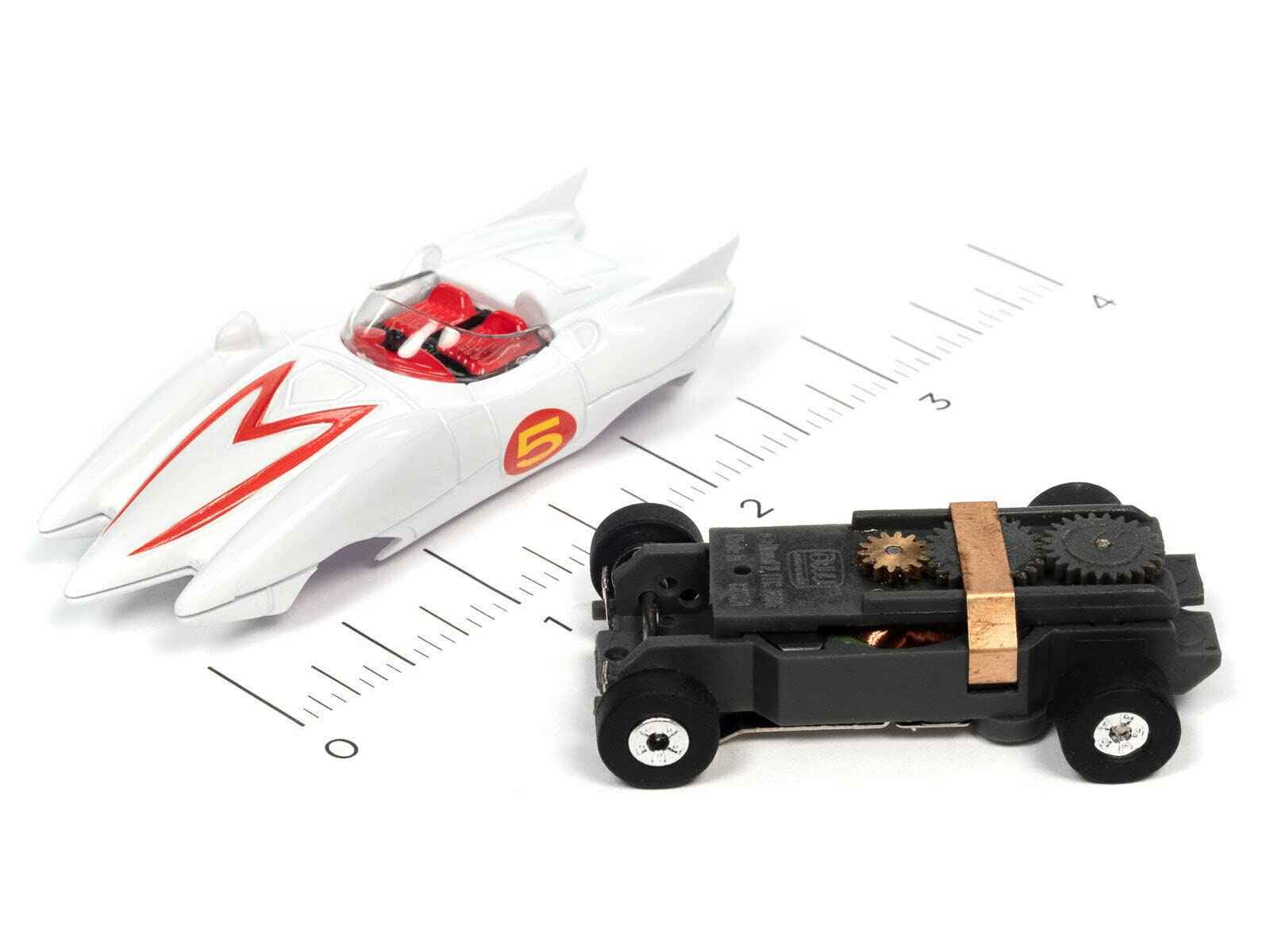 DDK COLLECTIBLES SC372-1 AUTO World THUNDERJET R36 Speed Racer MACH 5 HO Scale Electric Slot CAR