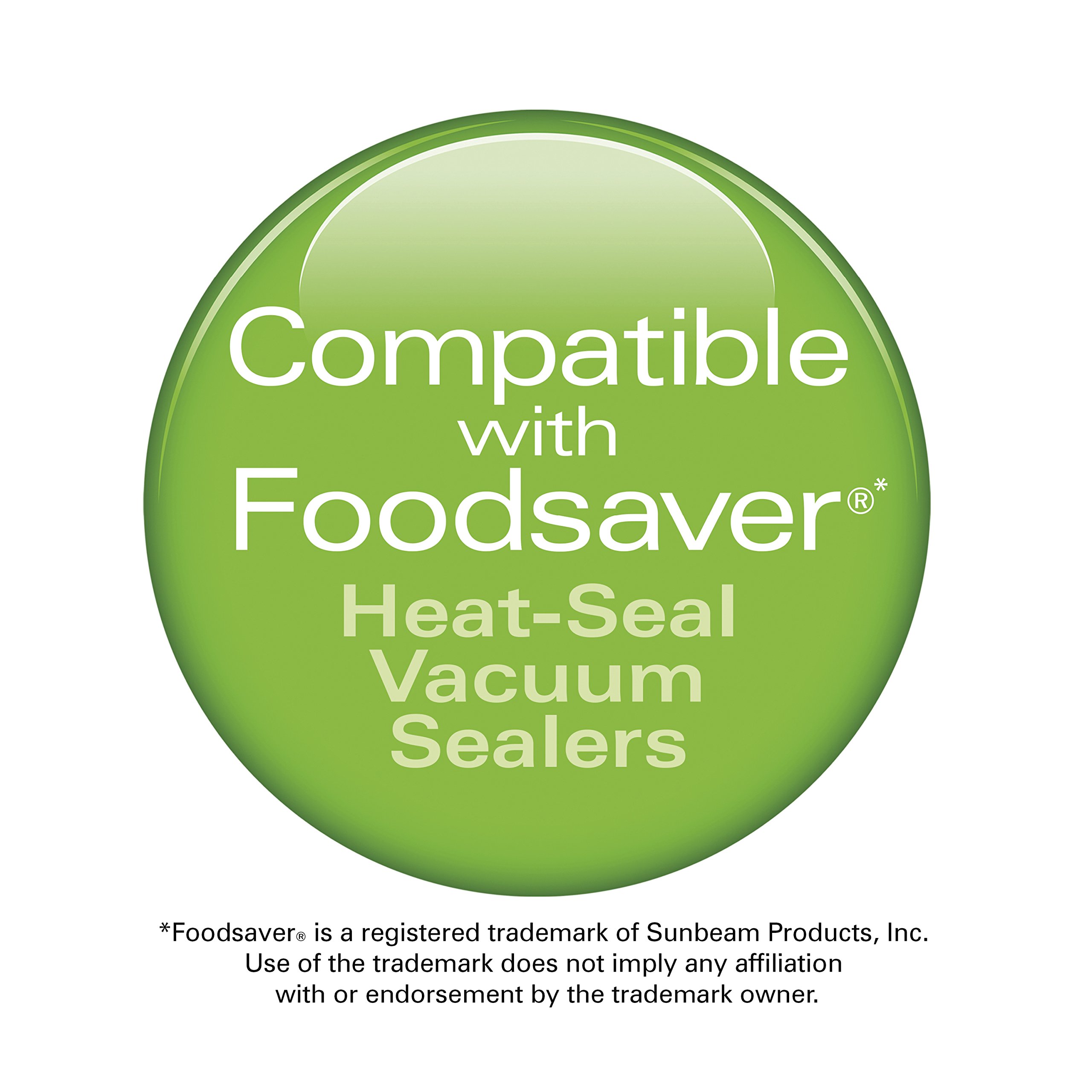 Hamilton Beach Vacuum Sealer, (3-Pack) 8 in x 20 ft Rolls for NutriFresh, FoodSaver & Other Heat-Seal Systems (78322)