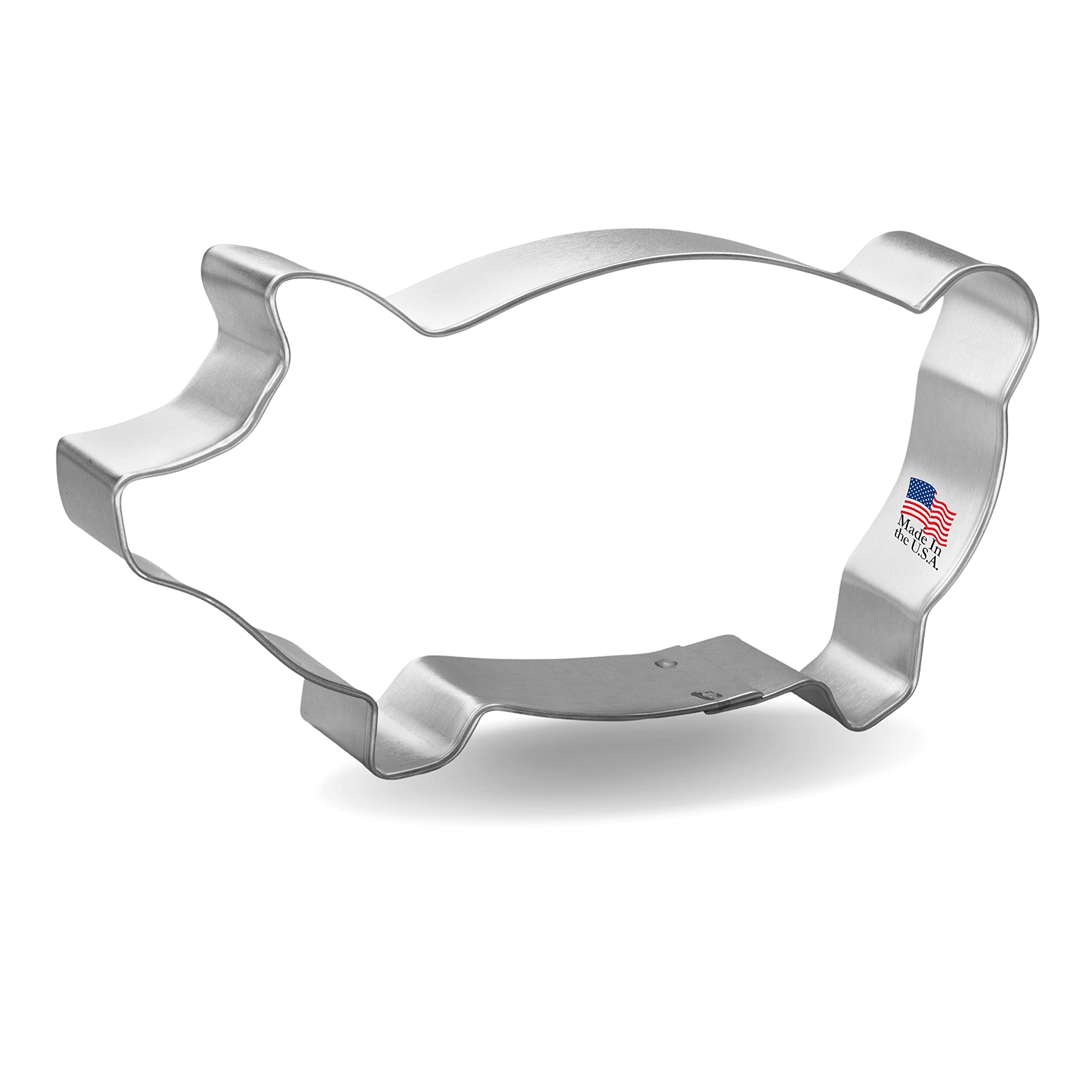 Foose Marranitos Pig Cookie Cutter 5 Inch âTin Plated Steel Cookie Cutters â Marranitos Pig Cookie Mold