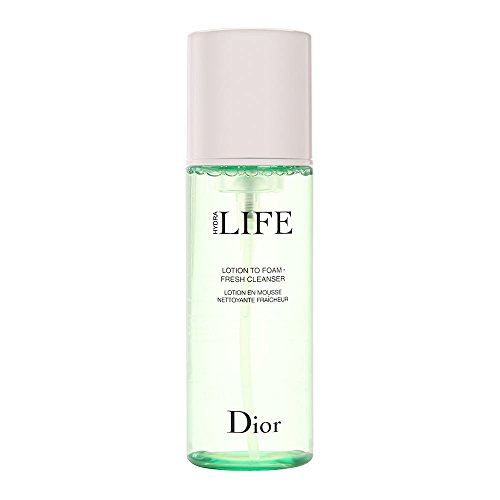 Dior Christian Hydra Life Lotion To Foam Fresh Cleanser for Women, Unscented, 6.3 Fl Oz