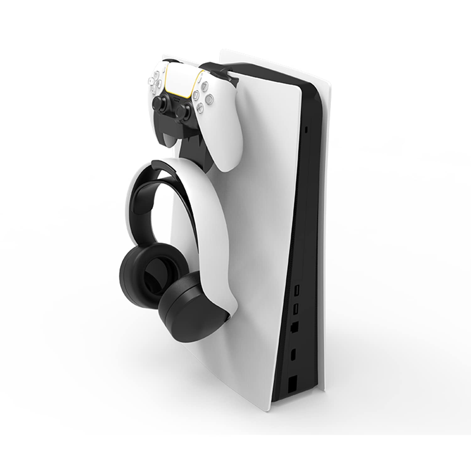 Depointer Life Controller Charger Holder, Game Controller & Headset Stand for PS5,Controller Suspended Charging Stand,Host suspension bracket, Portable controller earphone storage rack