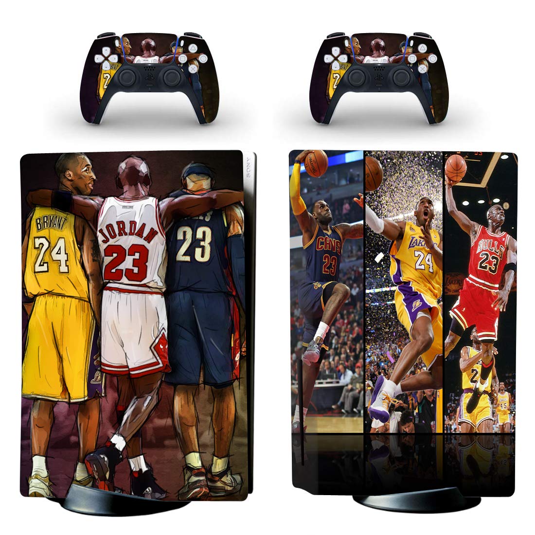 Decal Moments PS-5 Digital Edition Console Controllers Cover Goat Skin Decals Sticker for PS5 Digital Console Legend