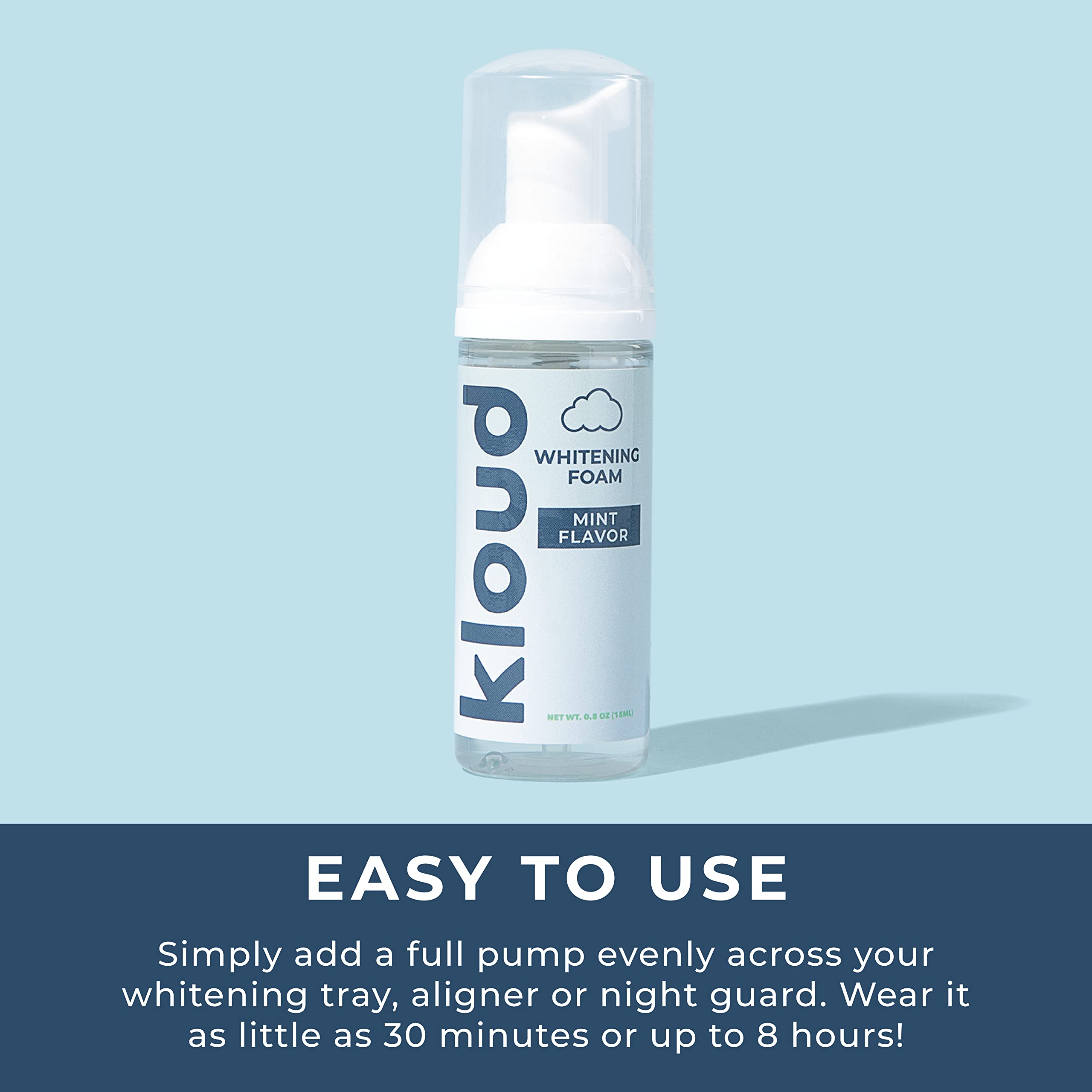 Kloud Premium Whitening Foam - Teeth Whitening for Sensitive Teeth, Whitening Without The Harm