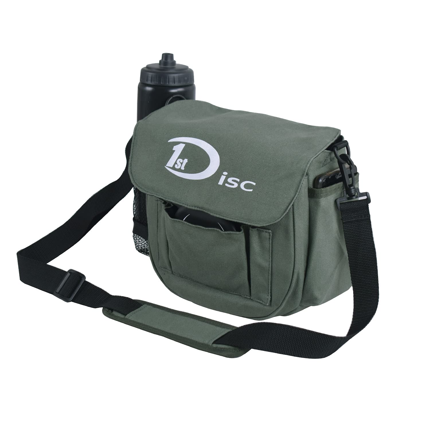 DISC Golf Set Includes 1pc Heavy Duty Nylon Carry Bag, 2pcs Drivers, 2pcs Mid-Ranges, 2pcs Putters, 1pc Mini Disc Marker and 1pc 12βx12β Embroider Logo Black Towel.