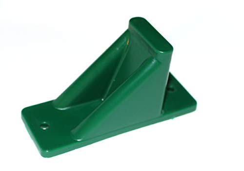 JSP Manufacturing Green Plastic Mini Roof Snow Ice Guard - Multi-Quantity Pack | Prevents Sliding Snow Stops Buildup (50)