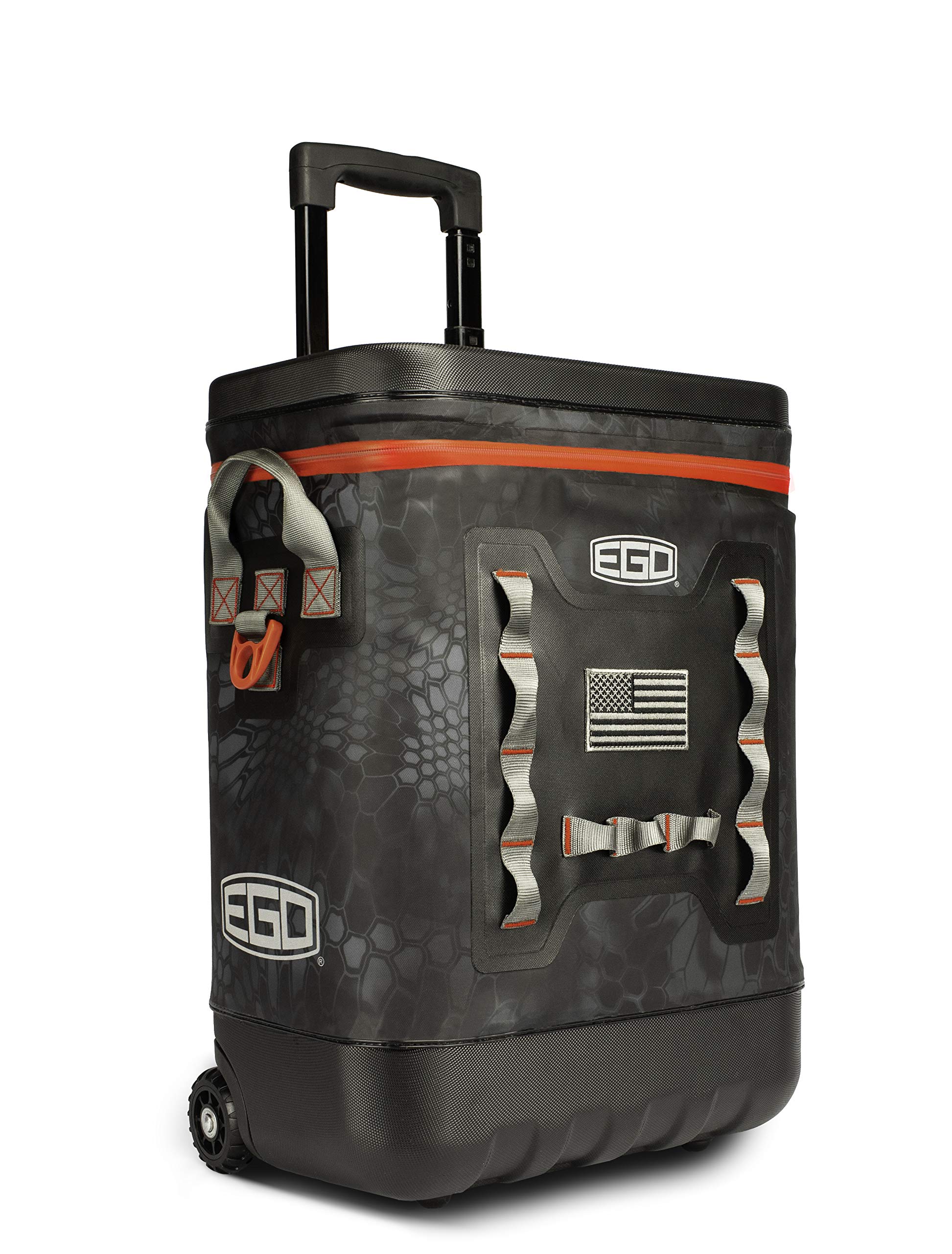 EGO Kryptek Beer Cooler, Fishing Storage Bag, High Tech TPU Fabric, 72 Hour Ice Retention, Food & Snack Holder, Angler Must Have