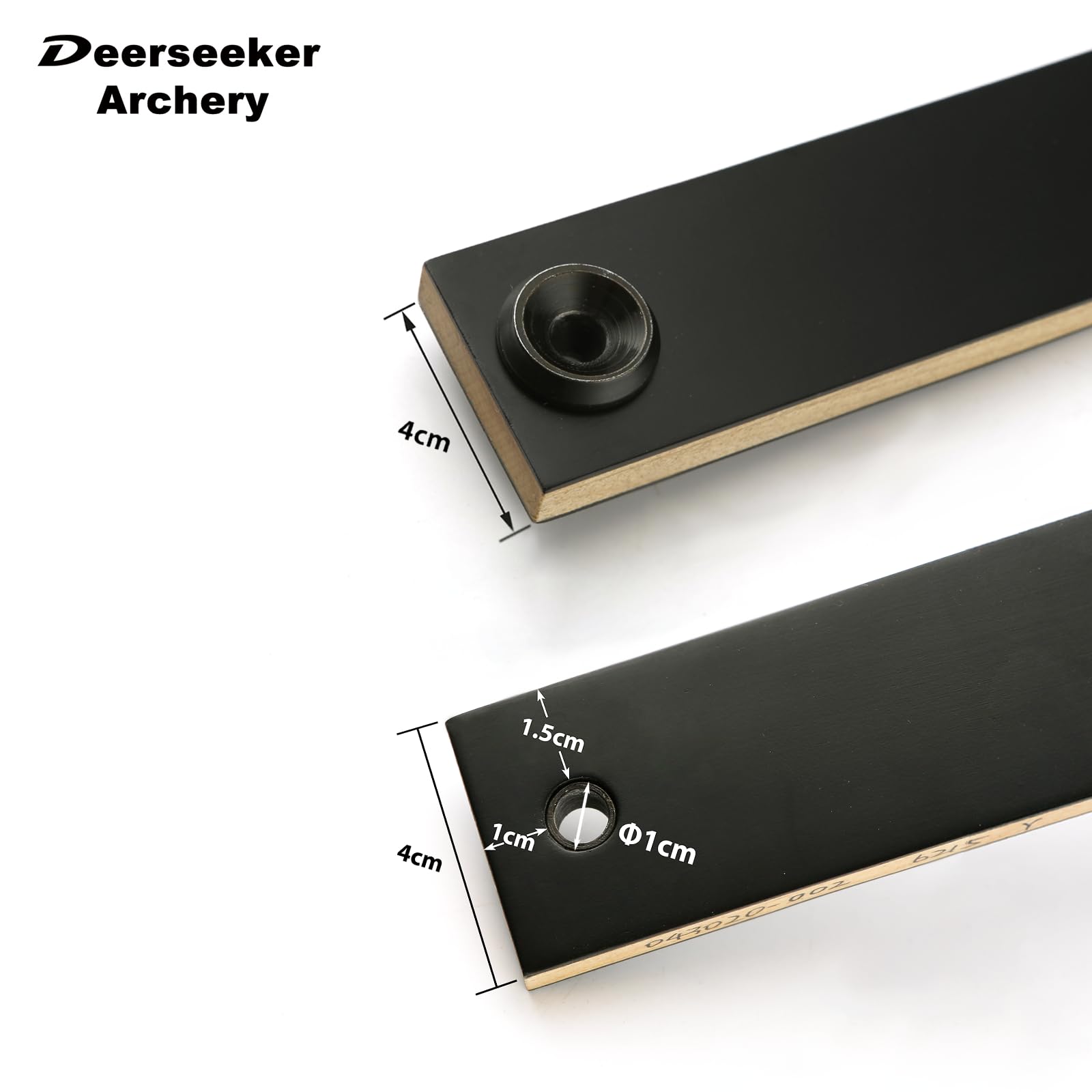 Deerseeker Archery Takedown Recurve Bow Limbs Replacements with 2pack Screw Limbs Bolt for 62" & 66" Wooden Bow 25-60lbs
