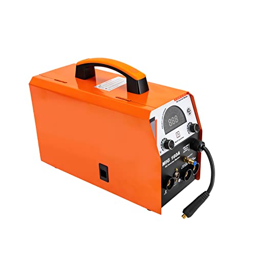 Futchoy 160A MIG/Lift TIG/ARC Welder 3-IN-1 Weldingļ¼Automatic Feed Wire MIG/Lift TIG/ARC 3 in 1 Multiprocess Welder Machine,Support Gas Welding
