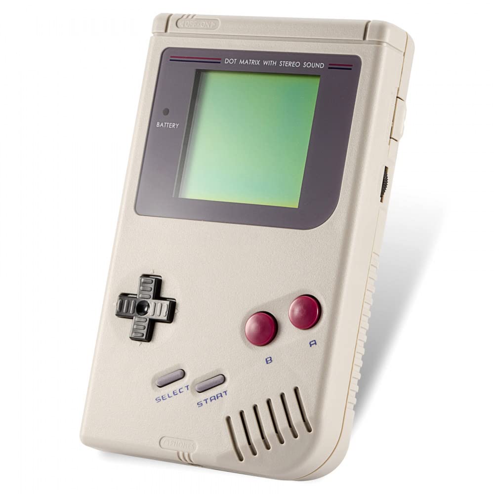 eXtremeRate Gray Replacement Full Housing Shell for Gameboy Classic 1989 GB DMG-01 Console with Screen Lens & Buttons - Handheld Game Console NOT Included
