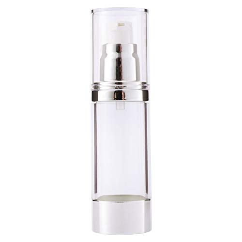 FALOME 6pcs Airless Pump Bottle Empty Refillable Travel Lotion Pump Containers for Refillable Cosmetic Bottle Foundation Pump