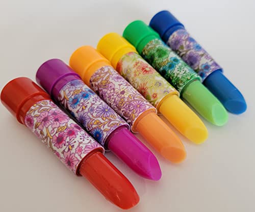 DEALPLUSDEAL Princessa Magic Color Changing Lipstick 6 Pcs Set Aloe Vera Infused Long Lasting Color Magic Creamy Moisturizing Lip Makeup