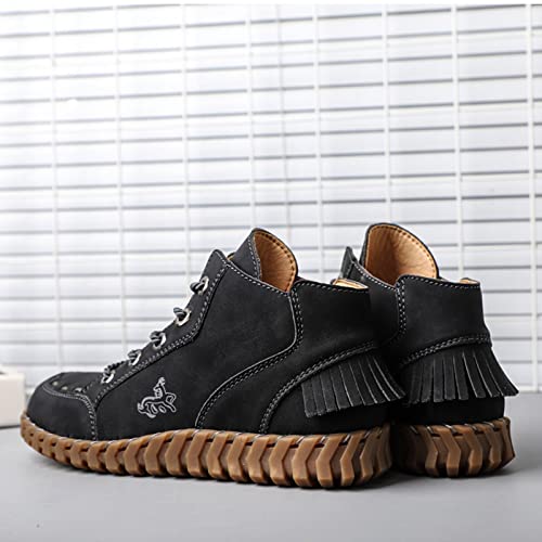 FASDNENDYS 2022 Women's and Winter Border Foreign Trade Large Size High Top British Style Summer Comfy Shoes Women Black