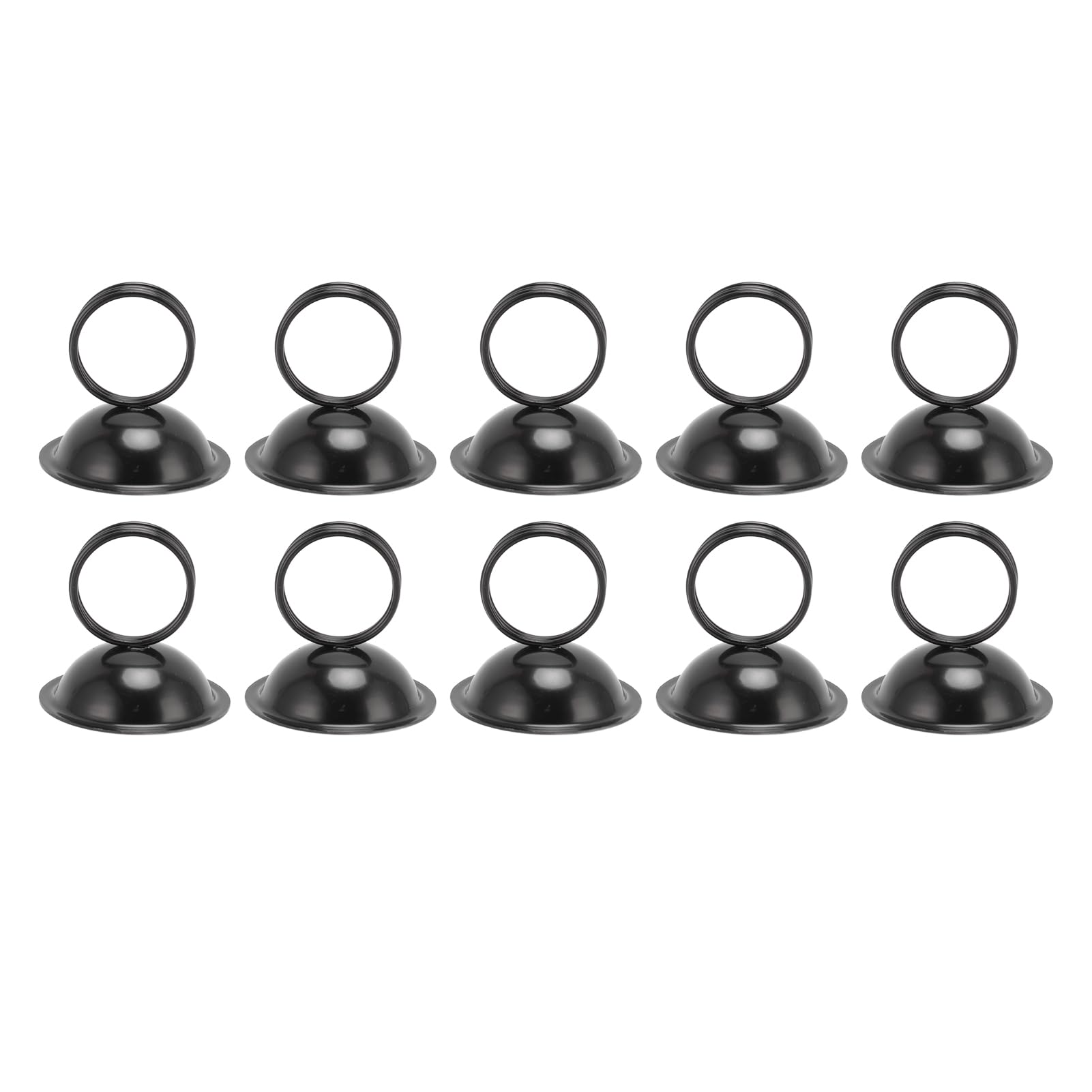 INSENSIVE 10pcs Place Card Holders Wire Picture Stand Menu Clips for Wedding Reception Table Number Display (Stainless steel)