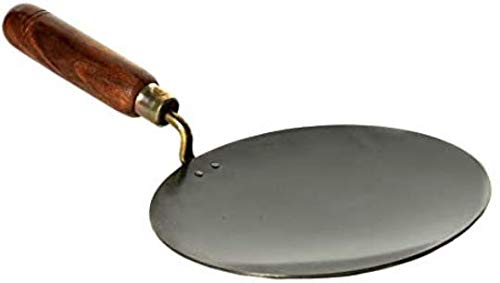Handmade Iron Tawa For Cooking Chapati Bread Roti Cooking Pan Utensil Indian Tava 8 inch
