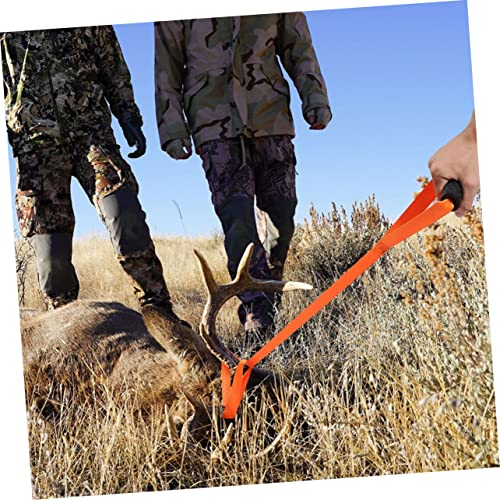 Toddmomy 2pcs Heavy Duty Strap Deer Drag Rope Deer cart Deer Daily use Strap Sturdy Deer Carrier Heavy Bow and Antlers Mop Cloth Multicolor Supplies Tow line Nylon