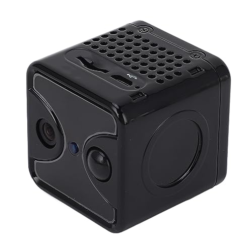 Kadimendium Mini Security Camera, 4K Image 3500mAh Battery 2.4G WiFi Camera Built in Microphone Lightless Night for Convenience Store