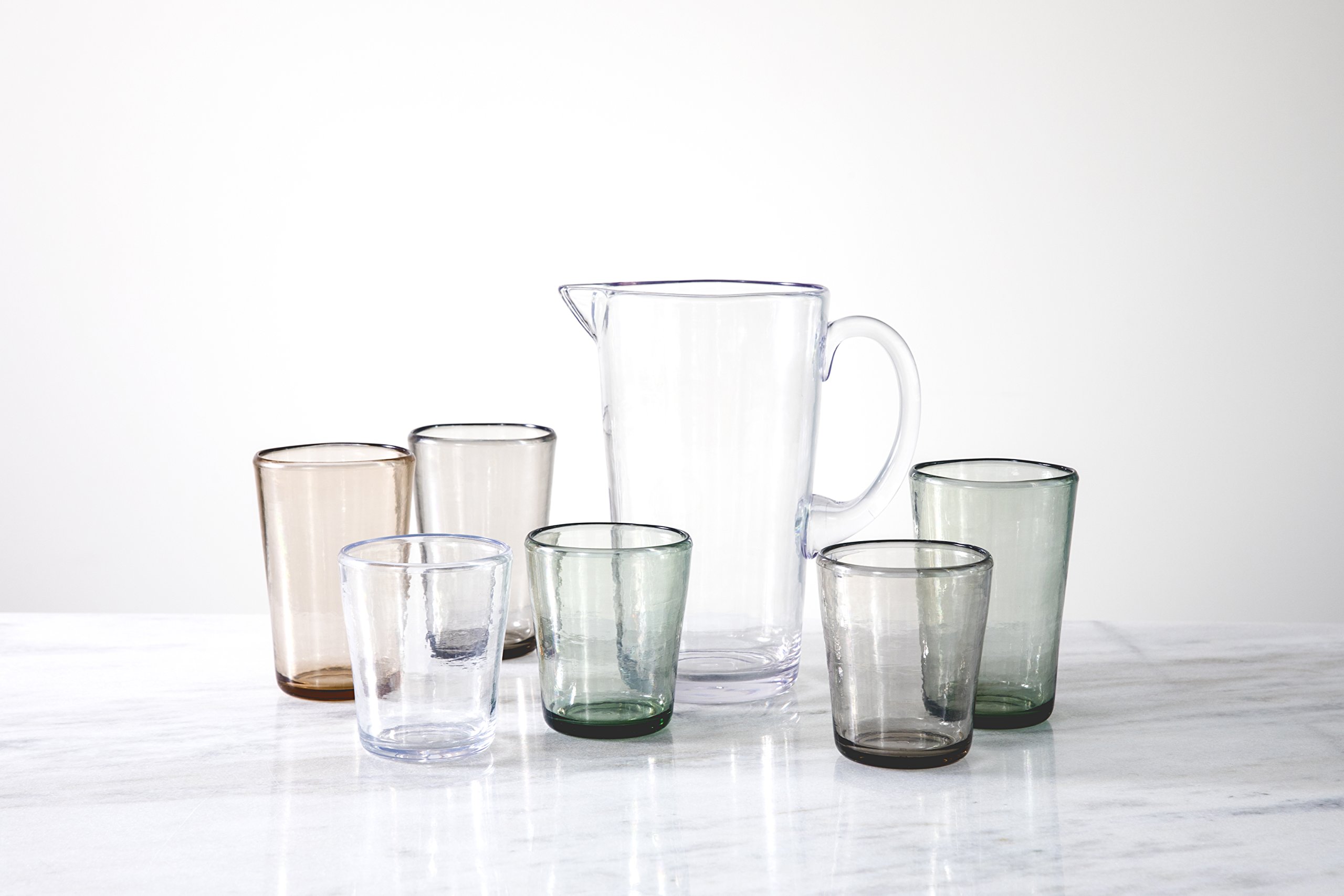 Fortessa Veranda 14 Ounce Double Old Fashioned Outdoor Drinkware, Set of 12, Green