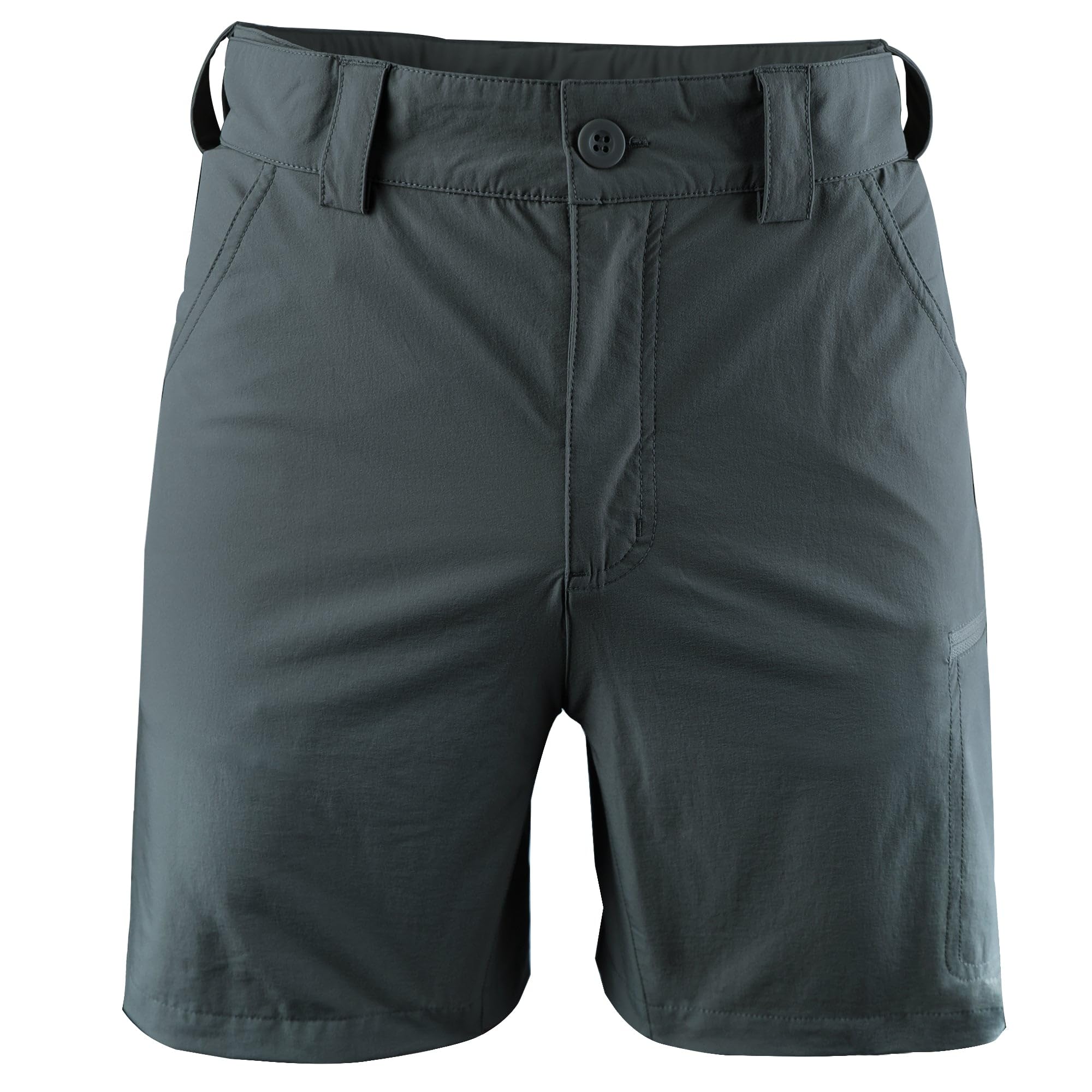 FitsT4 Sports Men’s Cargo Hiking Shorts 7 Inch Stretch Water Resistant Quick Dry Lightweight Outdoor Tactical Shorts,Charcoal,XXL