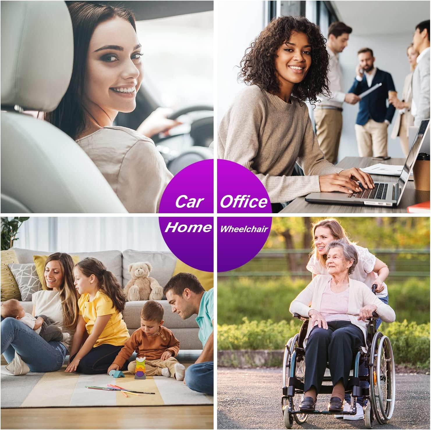 Gel Seat Cushion Pillow for Long Sitting β Office Chair Car Egg Seat Cushion with Non-Slip Cover for Back, Coccyx & Tailbone Pain Relief Pad - Pressure Reducing Honeycomb Designed for Comfort