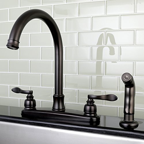 Kingston Brass FB7795NFLSP Nuwave French 8-inch Centerset Kitchen Faucet, Oil Rubbed Bronze