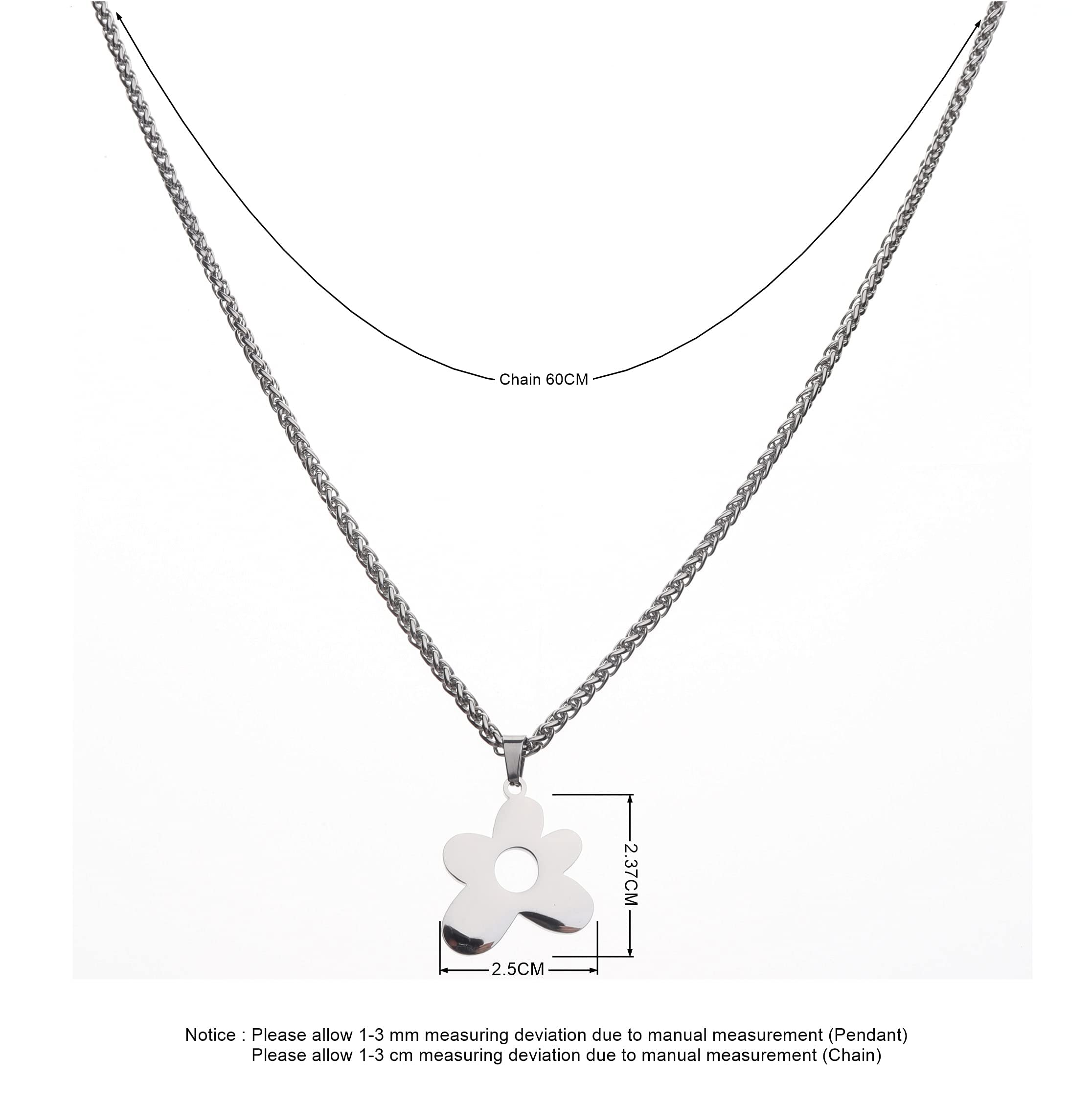 EIGHTEX Flower Hip Hop Pendant Chain Necklace