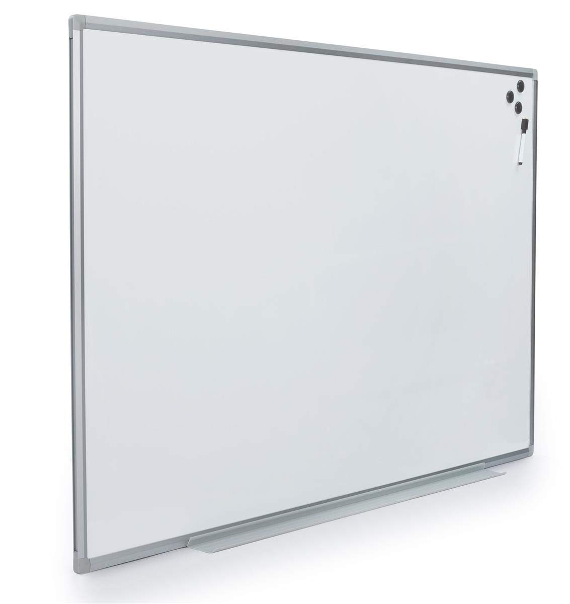 Displays2go 60 x 36 Inch Magnetic Dry Erase Board, Wall Mounted – White (WHBWAL6036)