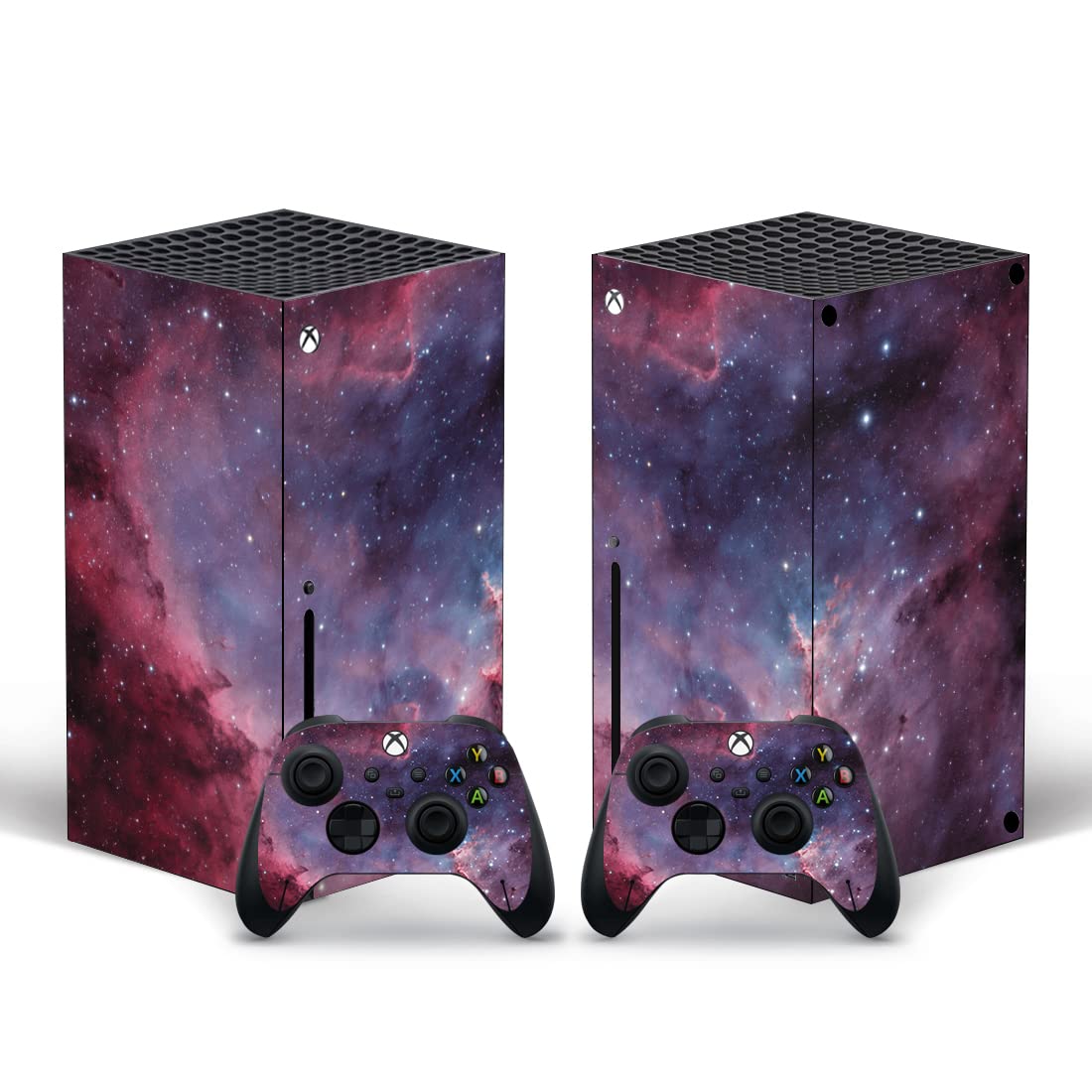 Full Body Vinyl Skin Sticker Decal Cover for Microsoft Xbox Series X Console and Controllers - Night of Universe