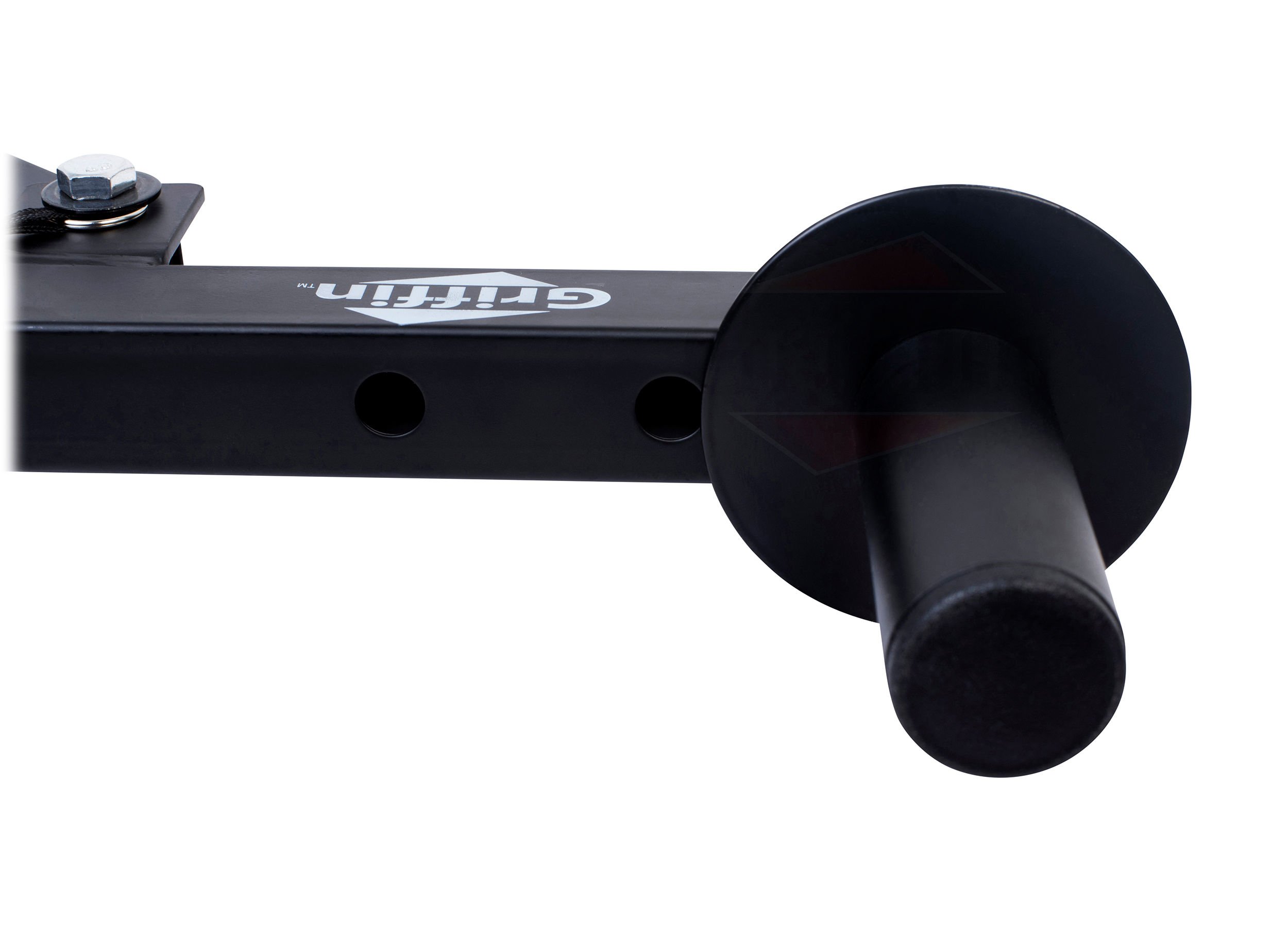 Premium PA Speakers Wall Mount Brackets By GRIFFIN | Set Of 2 All Steel Pro-Audio Speaker 35mm Pole Holder | Securing Locking Pin & 3 Horizontal Level Tilt Adjustments | On Stage Studio Monitor Stands