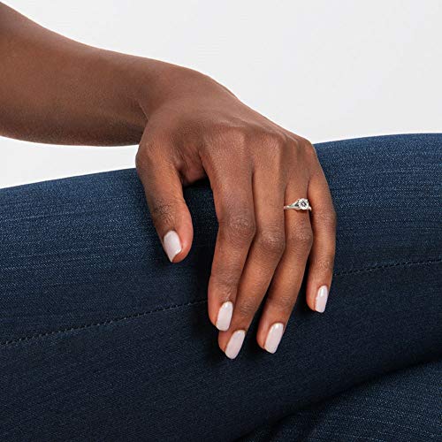 Diamondrigo Reverie Round Cut Moissanite Ring for Engagement, Wedding, Anniversary, Promise, Gift, Birthday, Gratitude (Solitaire, Divided Shank, 2.50CT, VVS1, Near Colorless) (8.5)
