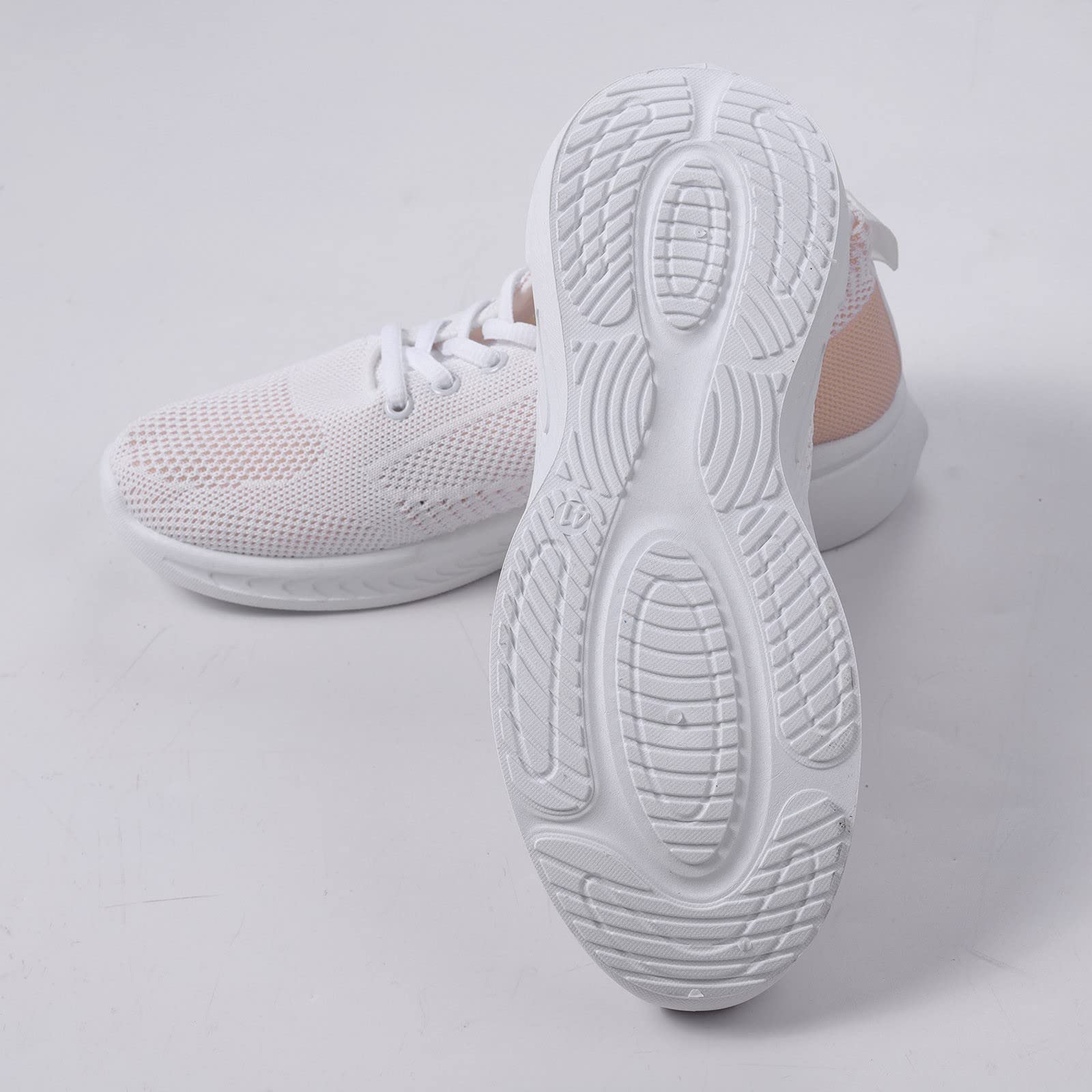 Fashion Autumn Women Solid Color Lace Up Thick Sole Comfortable Casual Style