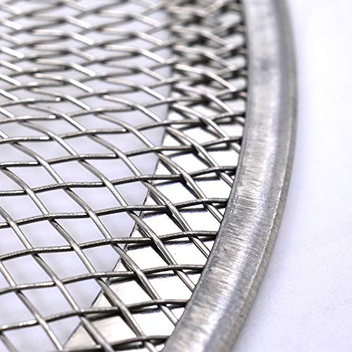 KRISMYA 2pcs Stainless Steel Mesh Metal Sink Strainer Bathtub Drain Hole Hair Catcher Drain Hole Filter Trap（2.75 Inch）
