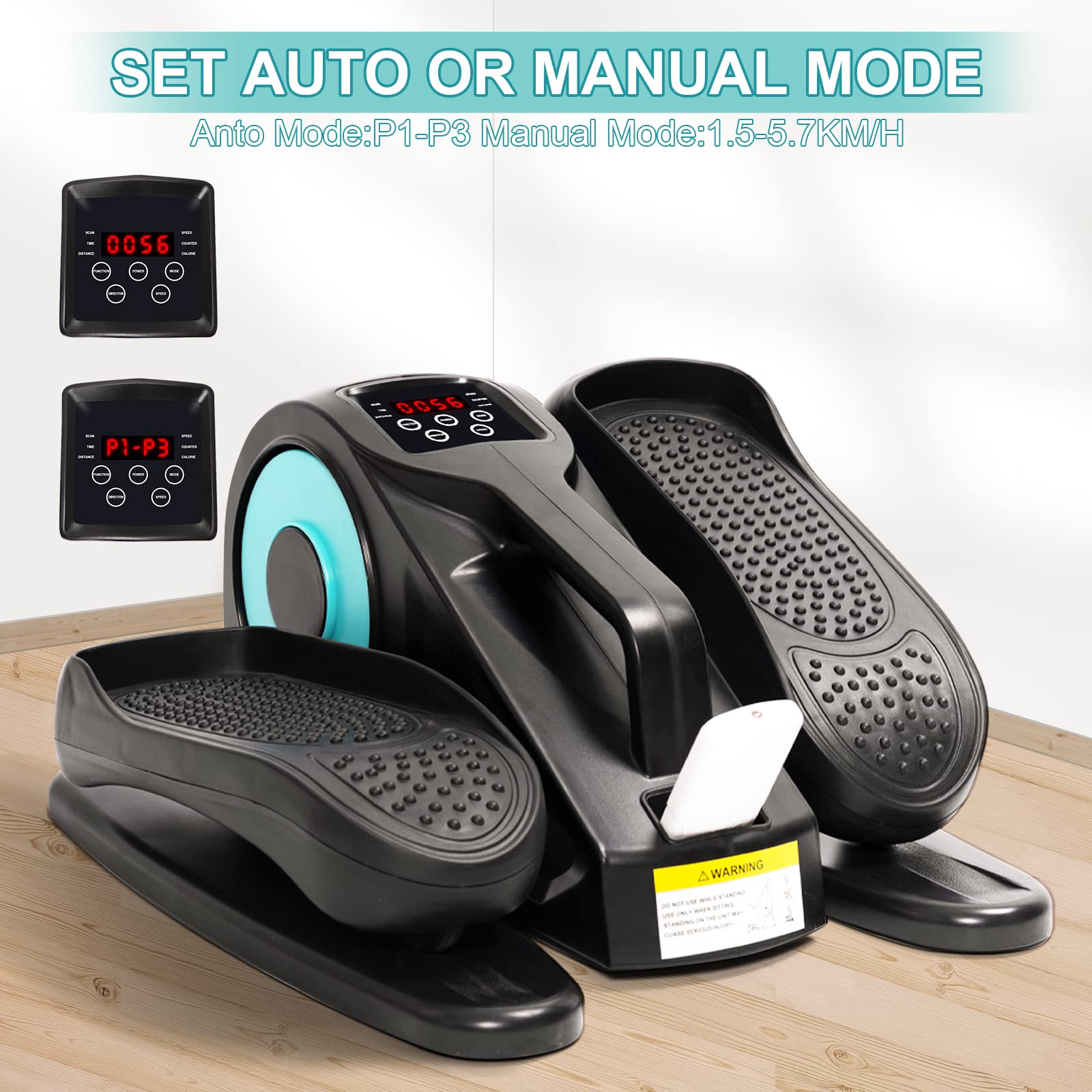 Doufit Mini Elliptical Machine (Electric-Black)