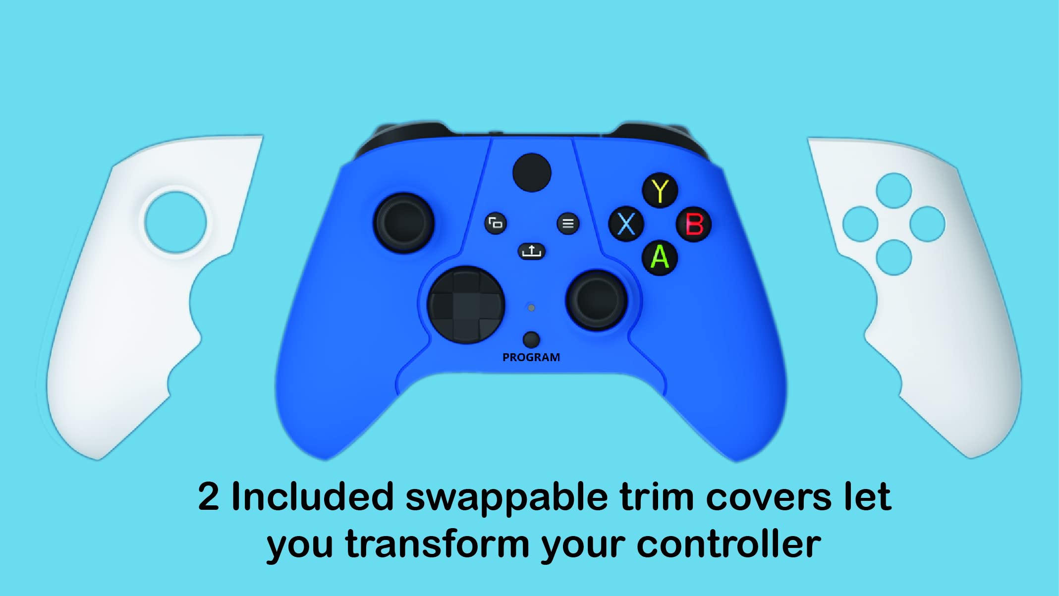 Enhanced Wireless Controller for Xbox Series X|S,Video game controller With 4 Remappable Buttons, 4 Motor Vibration, 3.5mm Stereo Headset Jack, Compatible with Xbox One, PC/Laptop Windows10--Blue
