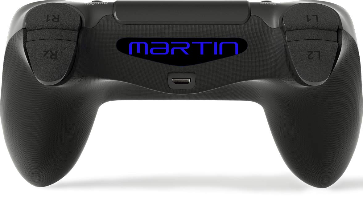 Printed 2X LED Personalised Custom Light Bar Decal Sticker Compatible with Sony Playstation 4 PS4 Controller DualShock 4