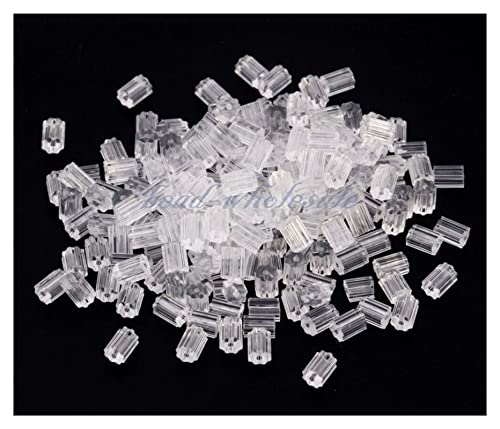 Earring Backs Locking Soft Silicone Rubber Earring Back Stoppers for Stud Earrings DIY Earring Findings Accessories Bullet Tube Ear Plugs Hypoallergenic Secure (Color : Bullet White Color 500pcs, Si