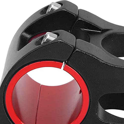 Dilwe Mountain Bike Stem, Aluminum Alloy 31.8/35mm Bike Stem Short Handlebar Stem Cycling Accessory(Black)