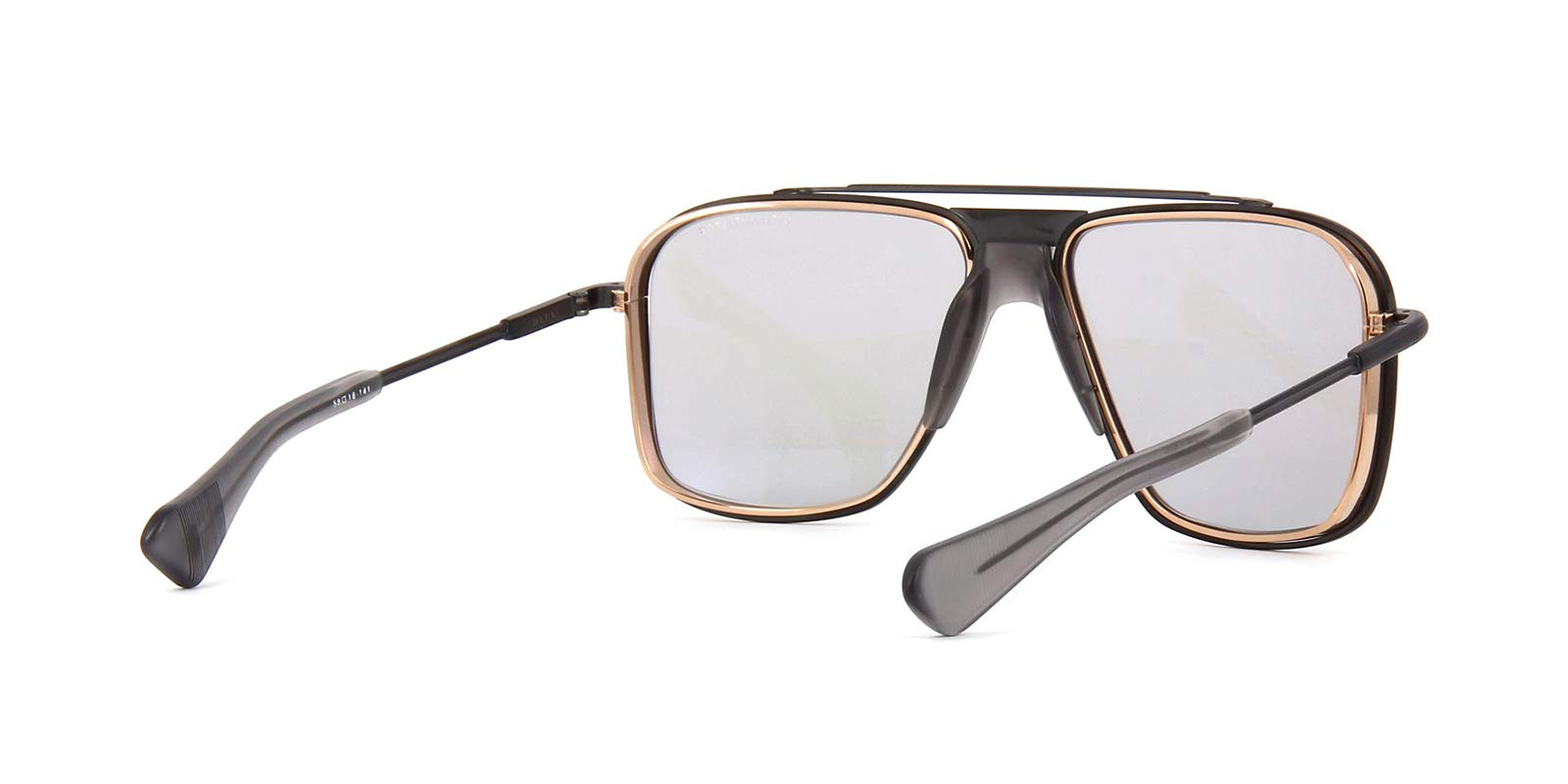 Dita INITIATOR DTS116-58-03 Sunglasses Black Iron - Rose Gold lens rims - Matte Crystal Grey w/Medium Grey - AR Lens 58mm