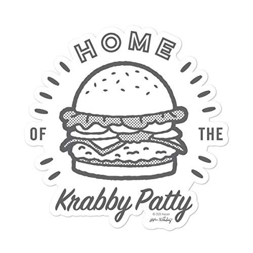 SpongeBob SquarePants The Krusty Krab Home of The Krabby Patty Die Cut Sticker