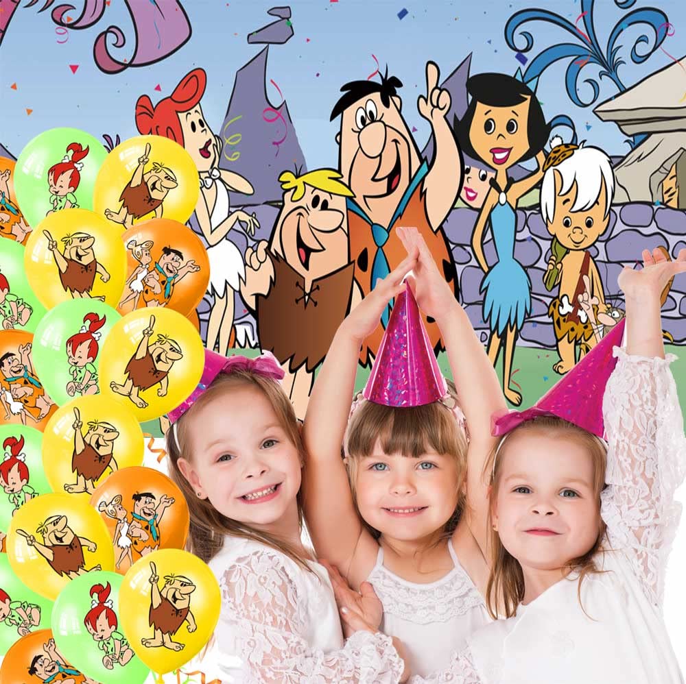 Flintstones Party Supplies Birthday Decorations Plates Balloons Banner Cake Toppers Decorations Decor