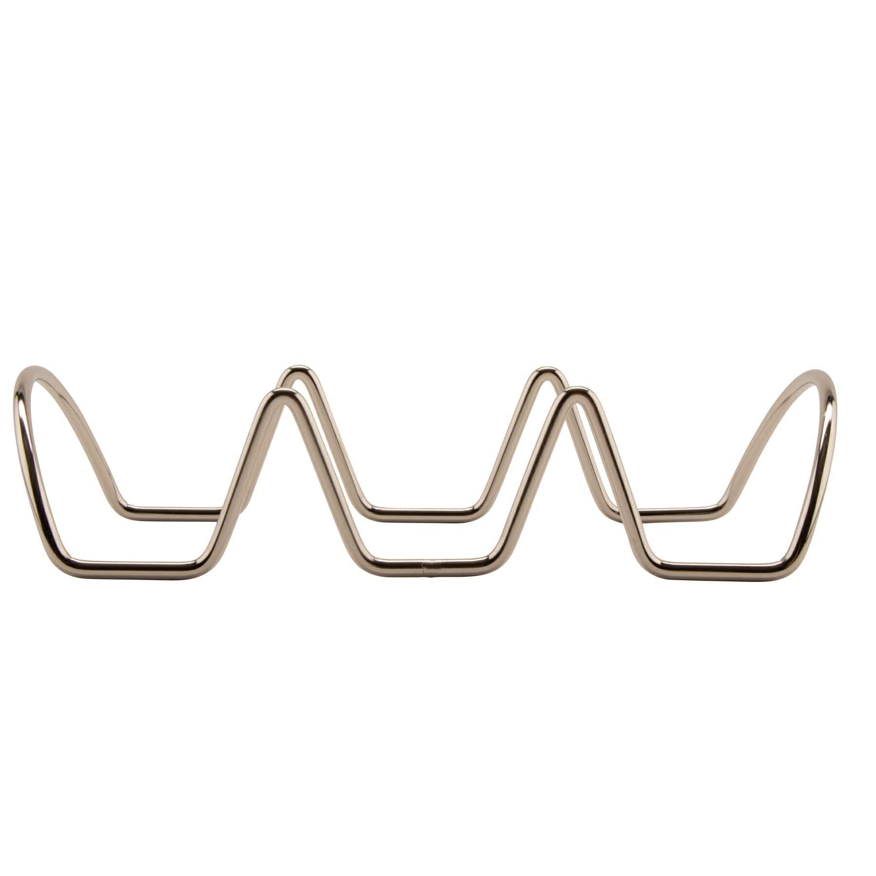 G.E.T. 4-81833 Taco Holder for Three Tacos, Stainless Steel