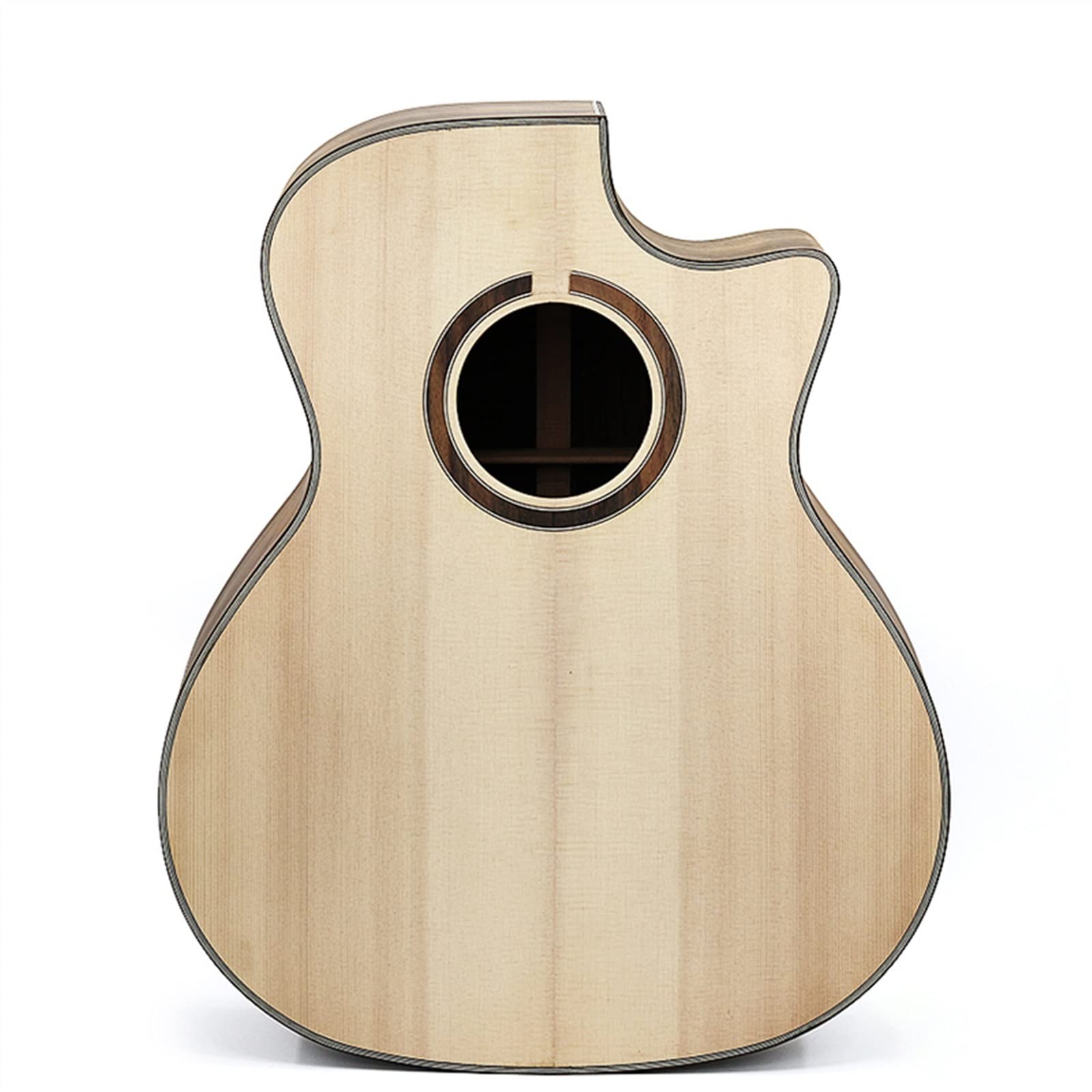 DIY Guitar Body Folk Guitar Missing Corner Full Single Finished Barrel Combination Rosewood Spruce Veneer DIY Guitar Material